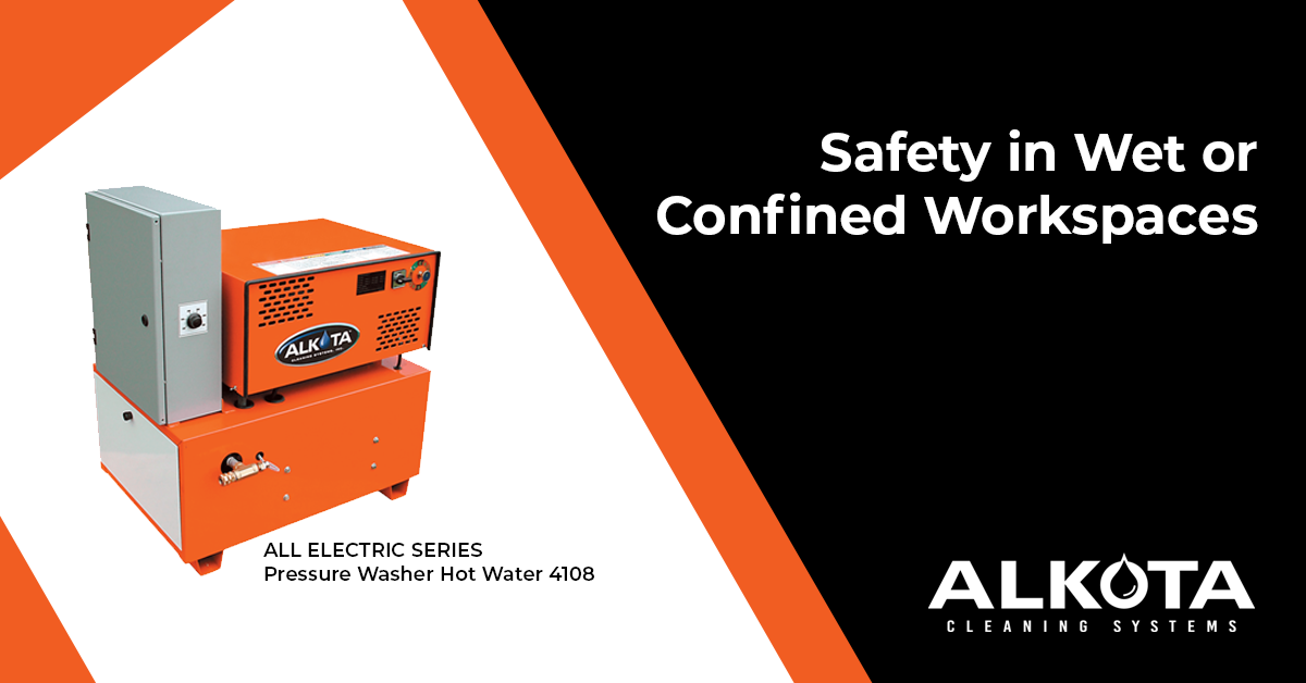 Electric Commercial Power Washer Safety for Wet Workspaces